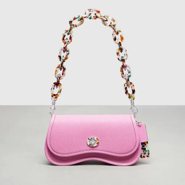 Coachtopia Wavy Dinky Bag In Bright Magenta - 50% Off